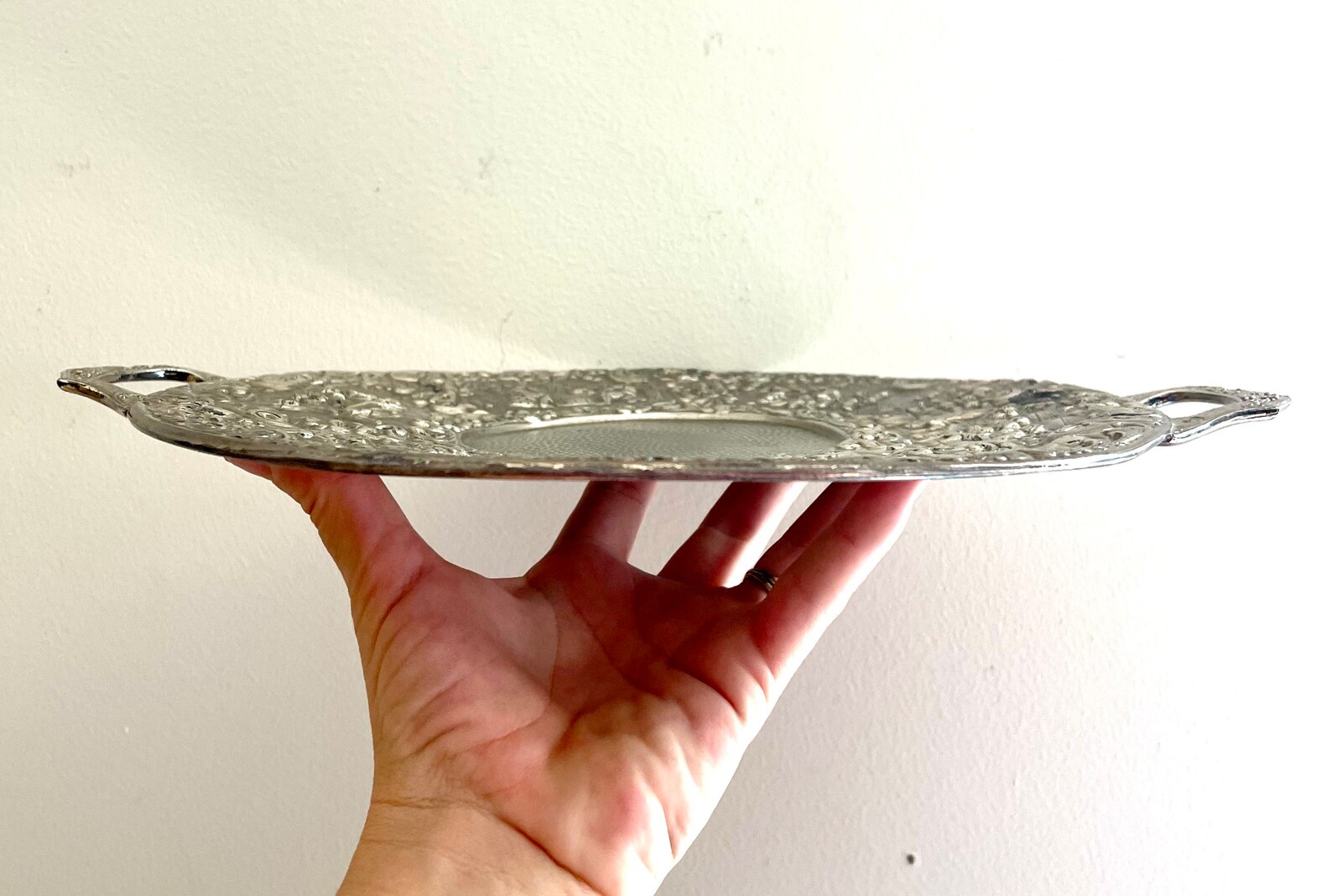 Antique Barbour Silver Plate Tray...repousse Tray...embossed - Etsy