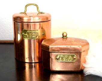 Copper Canister | Etsy