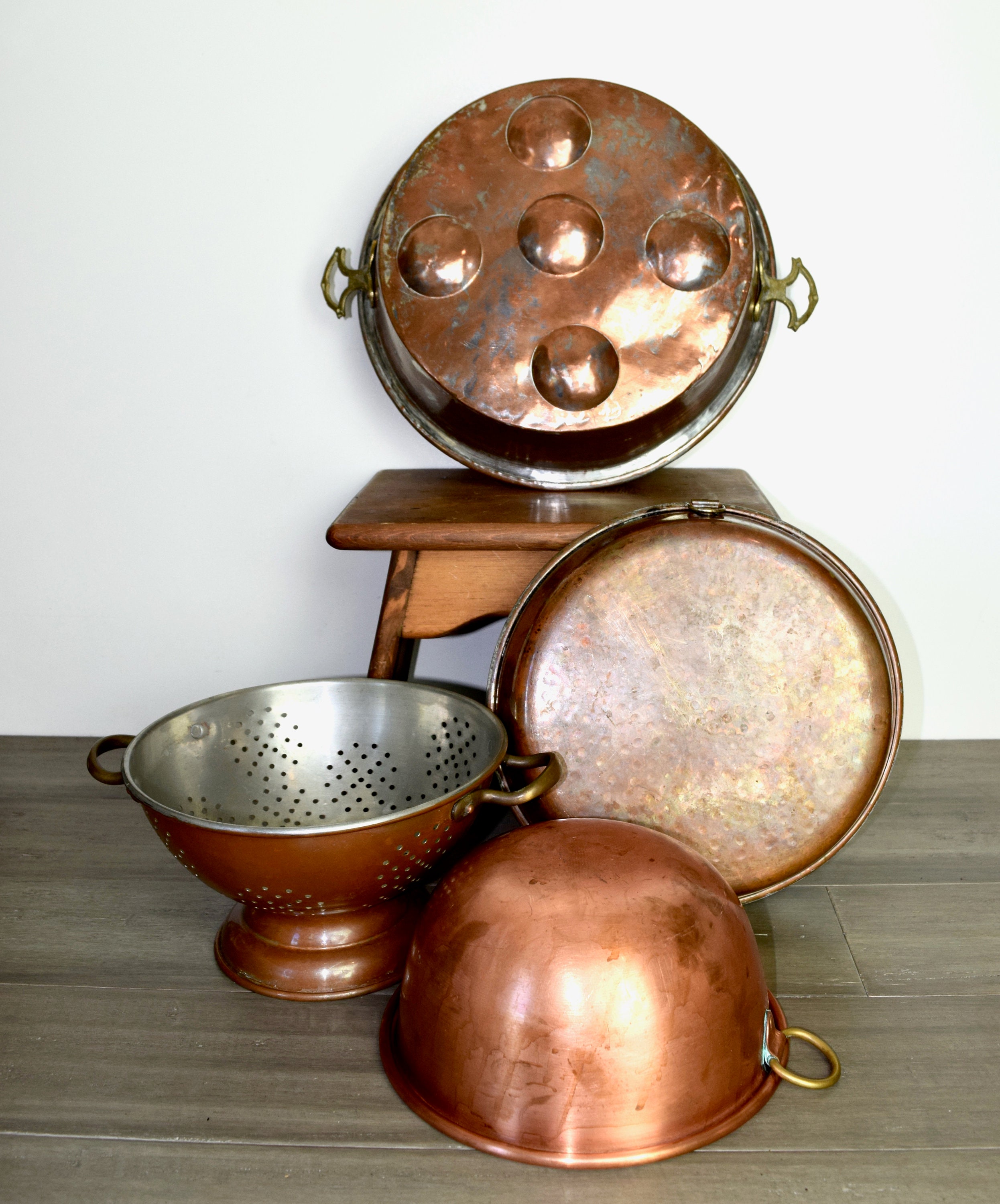 Vintage copper egg poaching pan...copper egg poacher...copper | Etsy
