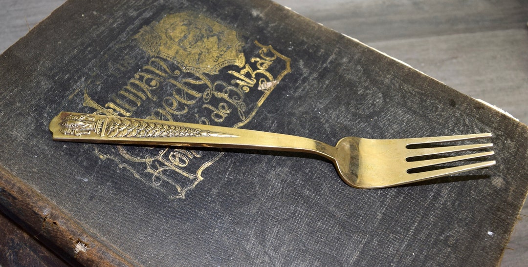 Vintage Thai Bronze Fork...thai Elephant Deity...ganesha. - Etsy