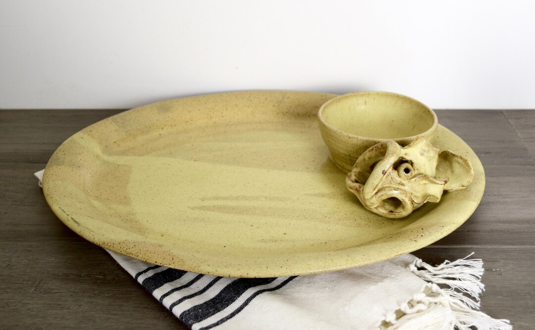 Vintage Hayden Hall MS Mud Pottery Platter...mississippi Mud Pottery ...
