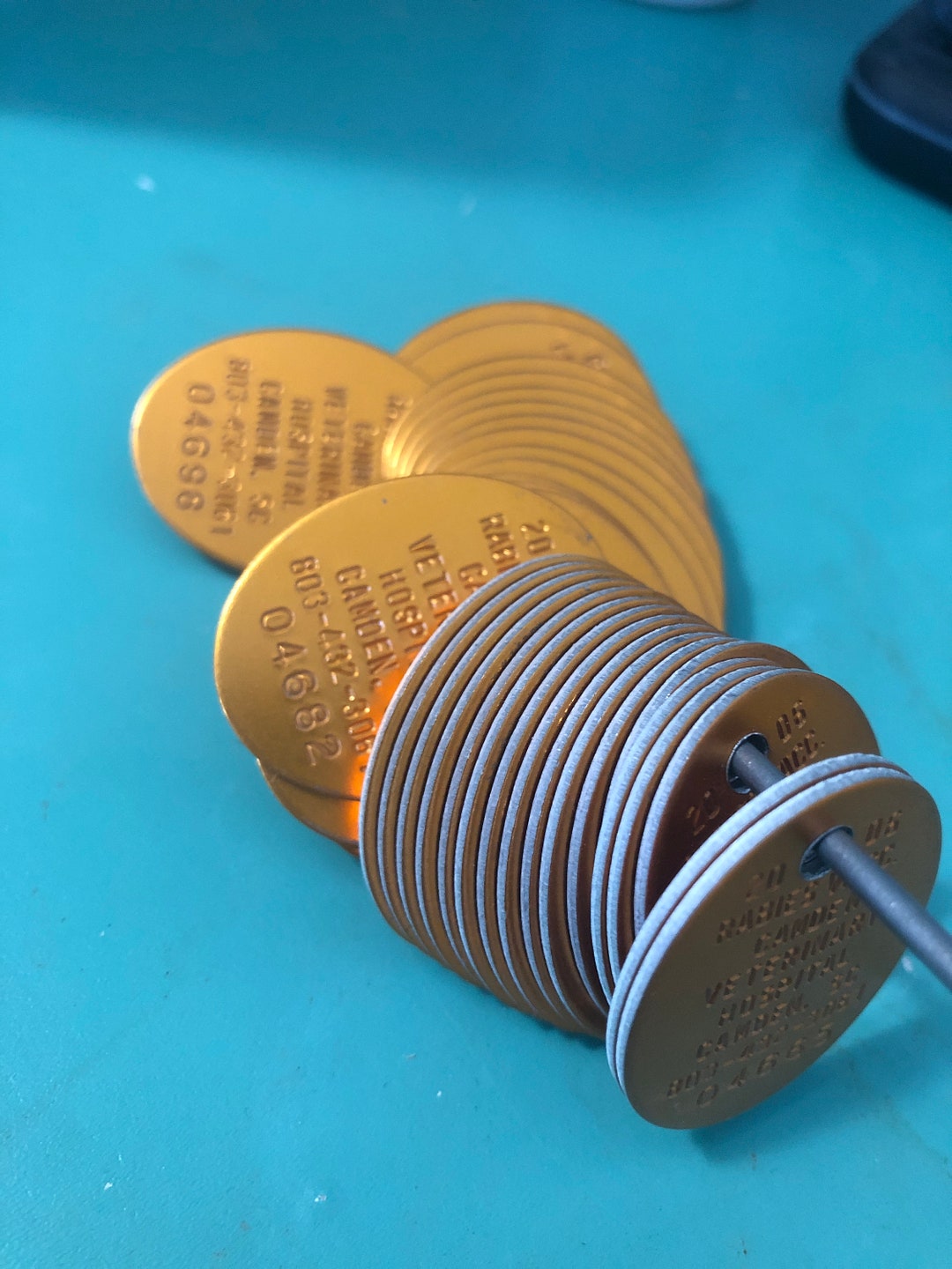 Lot of 36 Dog Rabies Metal Tags - Etsy