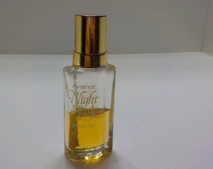 Vintage 1983 Aviance Night Musk--musk Oil Perfume Splash (16-B) Prince ...