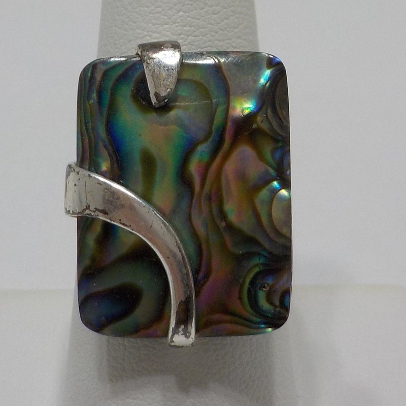 Abalone Ring - Etsy