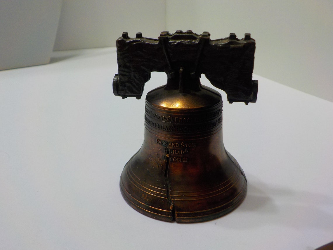 Vintage Miniature Replica Liberty Bell 2511 Real Ringer - Etsy