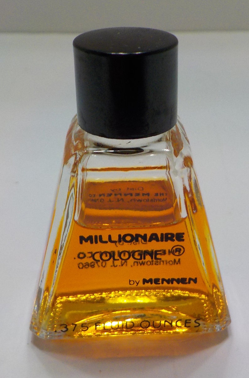 Vintage 1980 Millionaire Cologne by Mennen 16-B Men's | Etsy