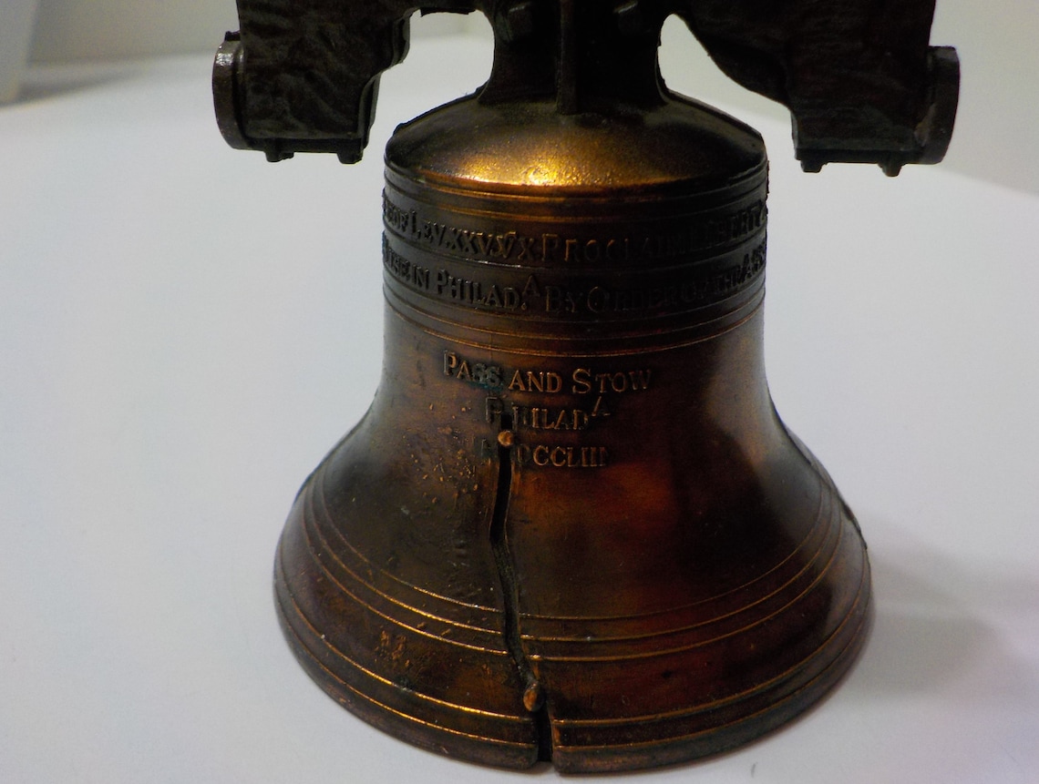 Vintage Miniature Replica Liberty Bell 2511 Real Ringer - Etsy