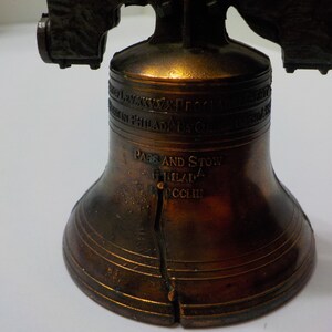 Vintage Miniature Replica Liberty Bell 2511 Real Ringer - Etsy
