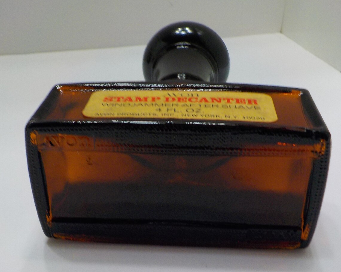 Vintage Avon Paid Stamp 34 Empty Decanter - Etsy