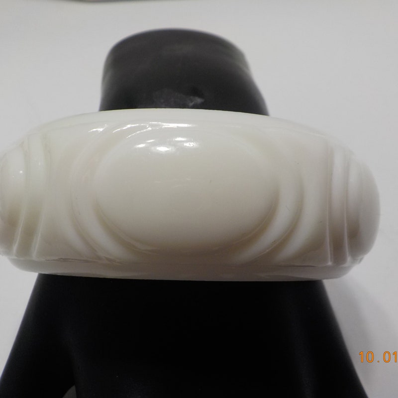 White Bangle - Etsy