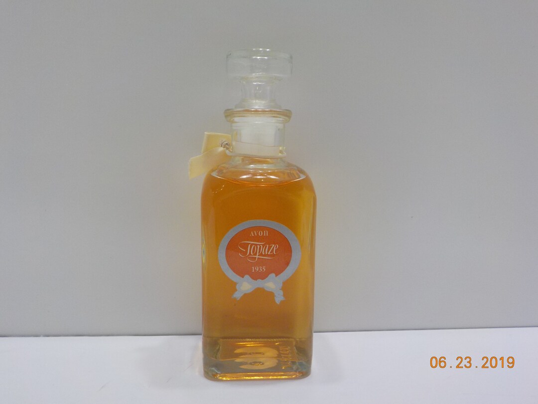 Vintage Avon Topaze 1935 Cologne (18-3) 3.4 Fl. Oz. Almost Full Bottle ...