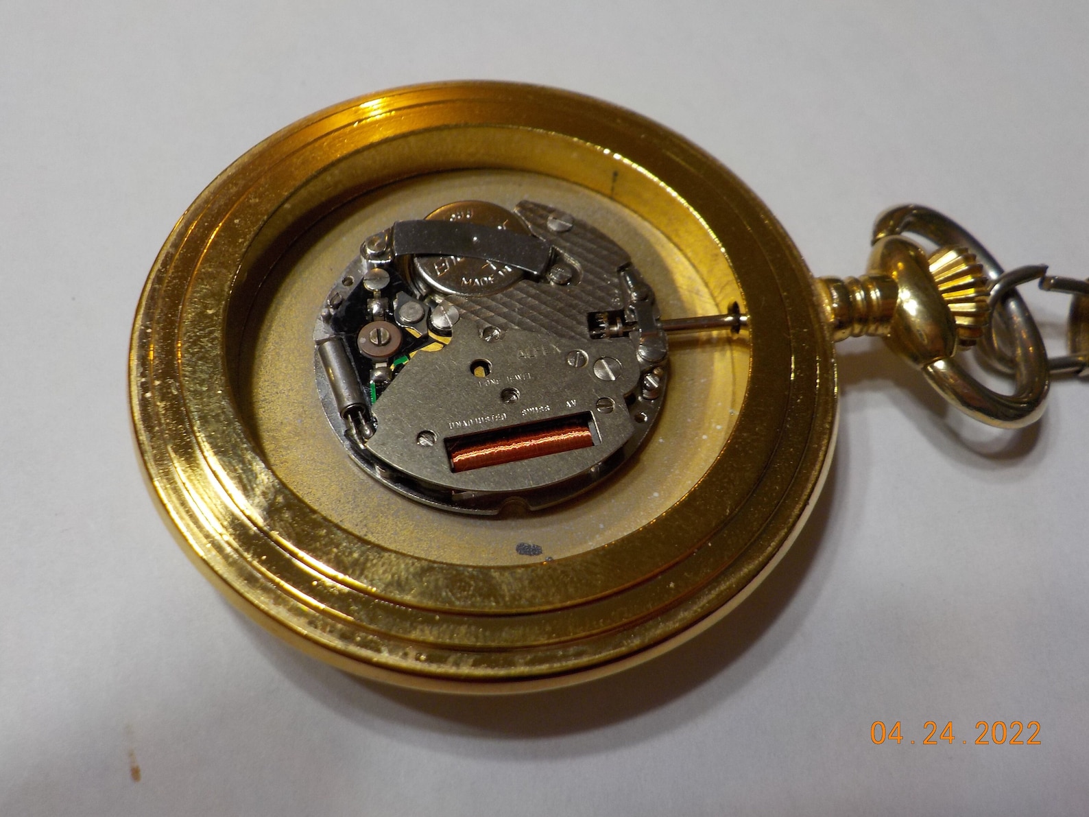 Vintage Chantel Quartz Pocket Watch (9609) Swiss Made--works Great--new ...