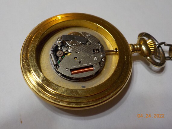 Vintage Chantel Quartz Pocket Watch (9609) Swiss Made… - Gem