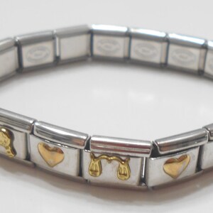 Vintage Charmed Expressions Stretch Bracelet 7102 Italy - Etsy