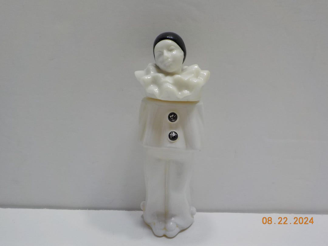 Vintage Avon Pierrot Milk Glass Clown Figurine (4) Charisma Cologne - Etsy