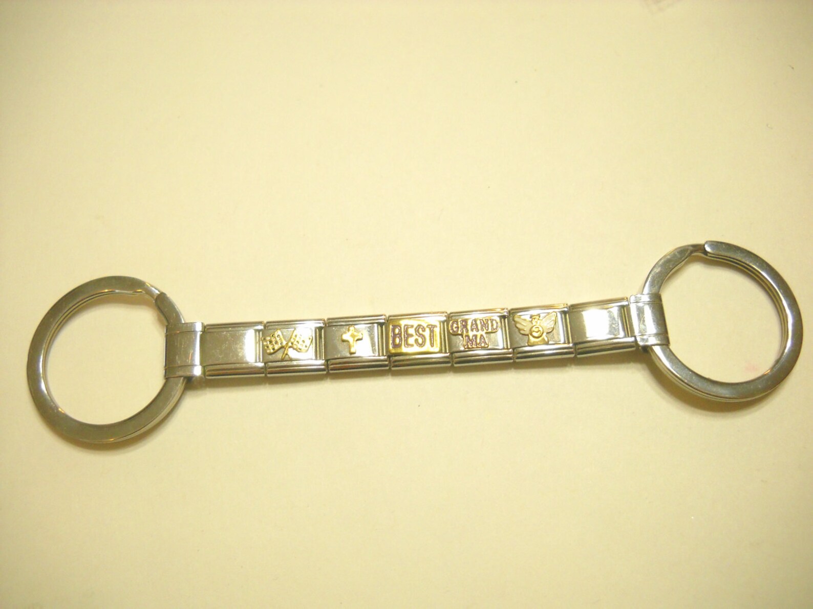 Vintage Italian Charms Stretch Double Key Ring 9877 Best - Etsy