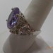 Gorgeous Vintage Light Amethyst Ring Adorned With Clear - Etsy