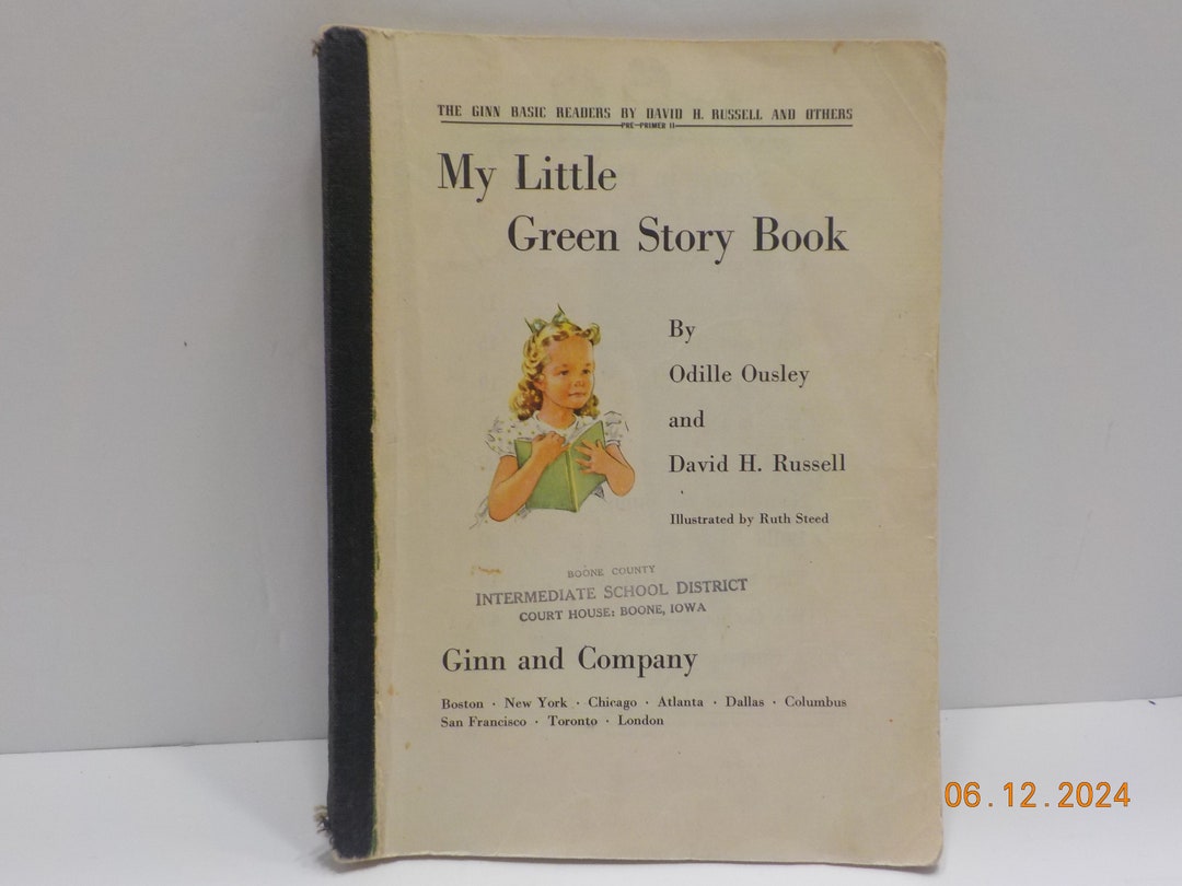 Vintage 1953 Copyright (CL) My Little Green Story Book--similar to Dick ...