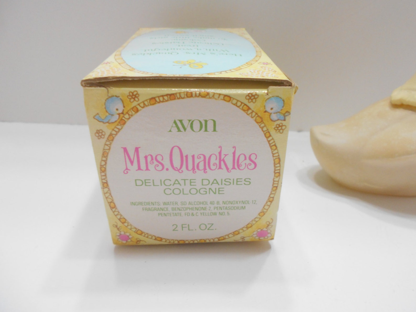 Vintage 1980s Avon Mrs. Quackles Delicate Daisies Cologne 11 - Etsy