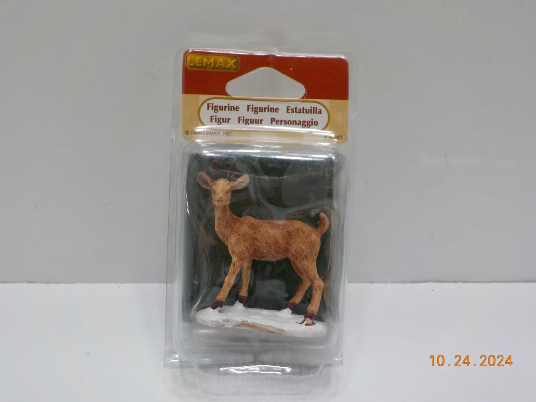 Vintage Lemax Resin Buck Figurine (32) Great Cake Topper - Etsy