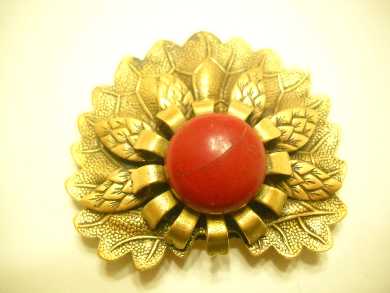 Vintage Gold Tone Dress Clip (637) Four Prongs - Etsy