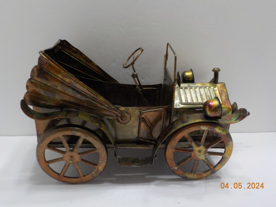 Vintage Copper Tone Tin Model T Music Boxplays Love Story - Etsy