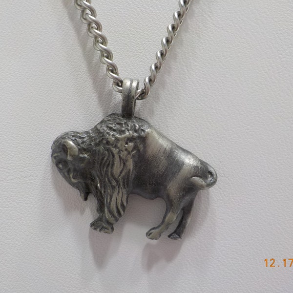 Bison Pendant - Etsy