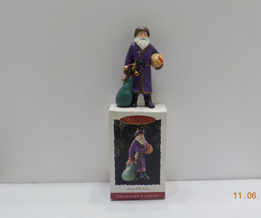 Vintage 1995 Hallmark Keepsake Ornament (24) Merry Olde Santa--6th in ...
