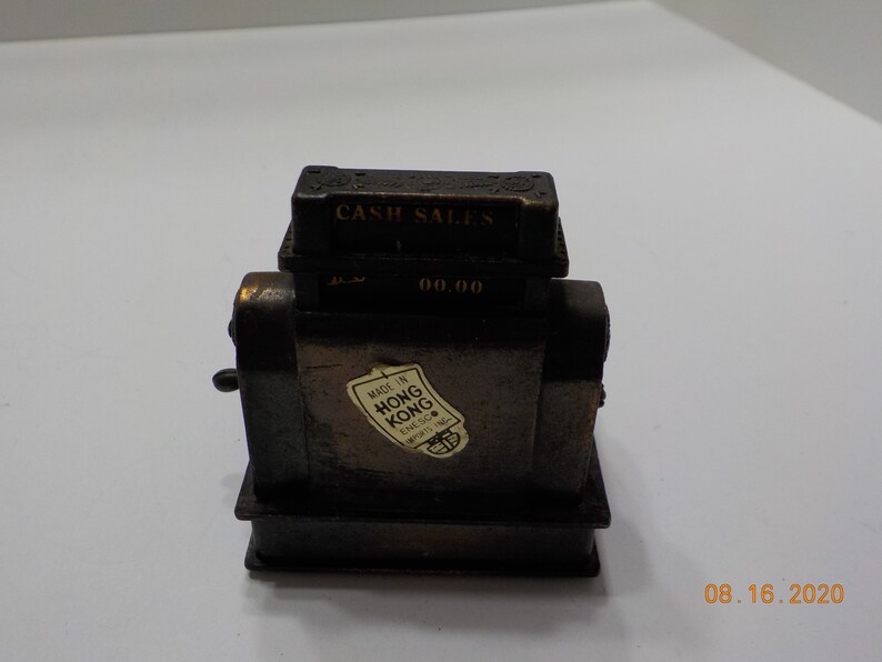 Vintage Enesco Miniature Cast Iron National Cash Register (13) Pencil ...