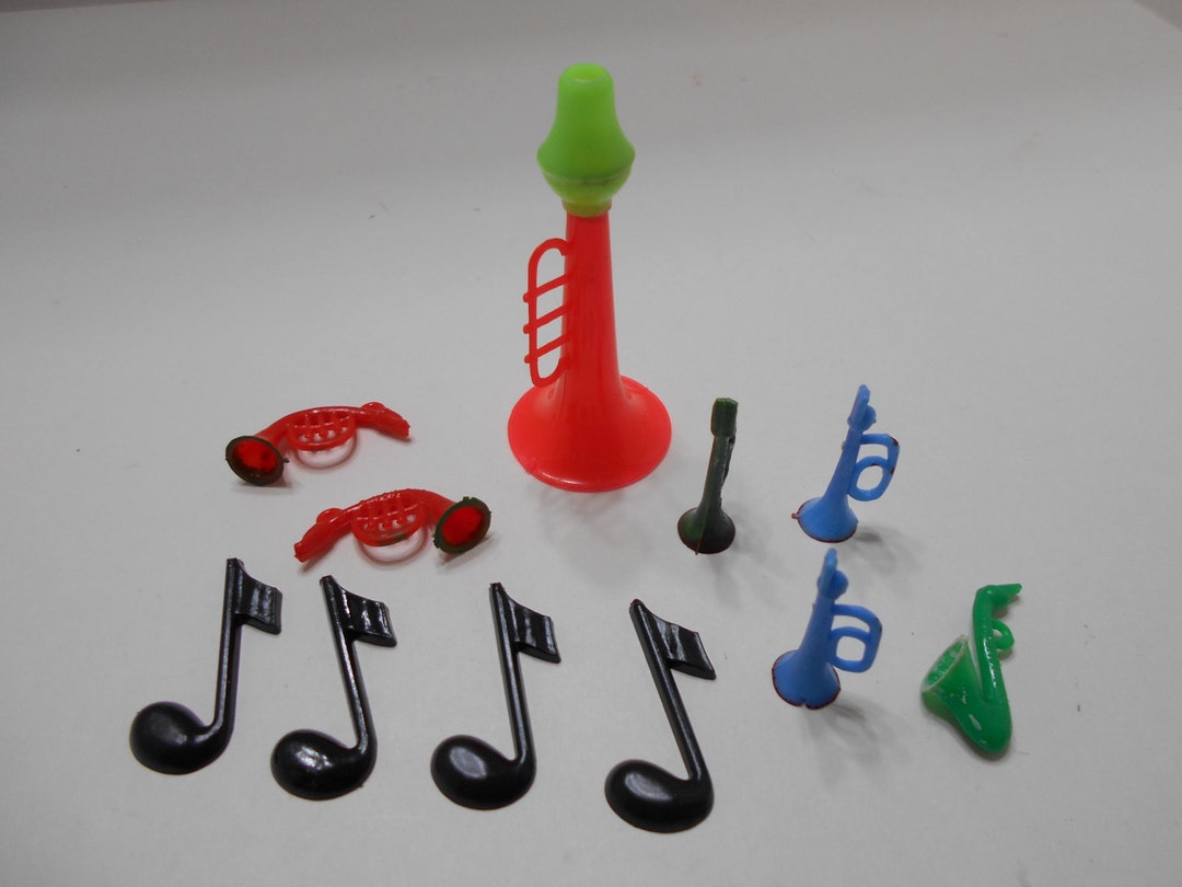 Assortment of Miniature Instruments & Music Notes 6280 - Etsy