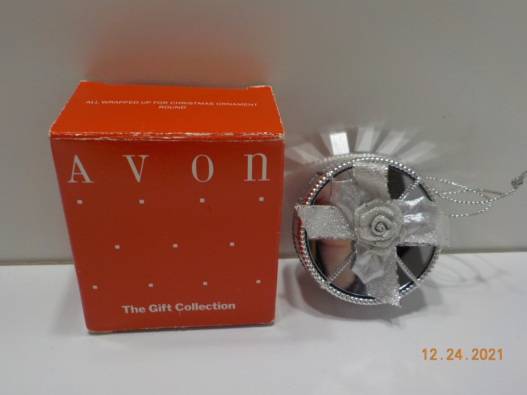Vintage Avon Gift Collection (38) All Wrapped up for Christmas Ornament ...