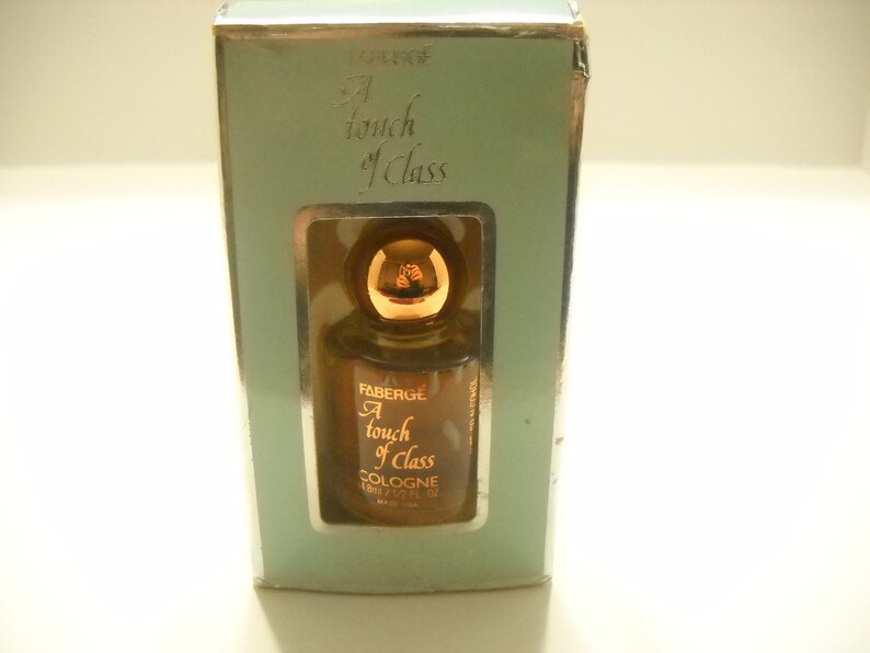 Vintage 1970's A TOUCH OF CLASS Cologne by Faberge. 14.8 - Etsy
