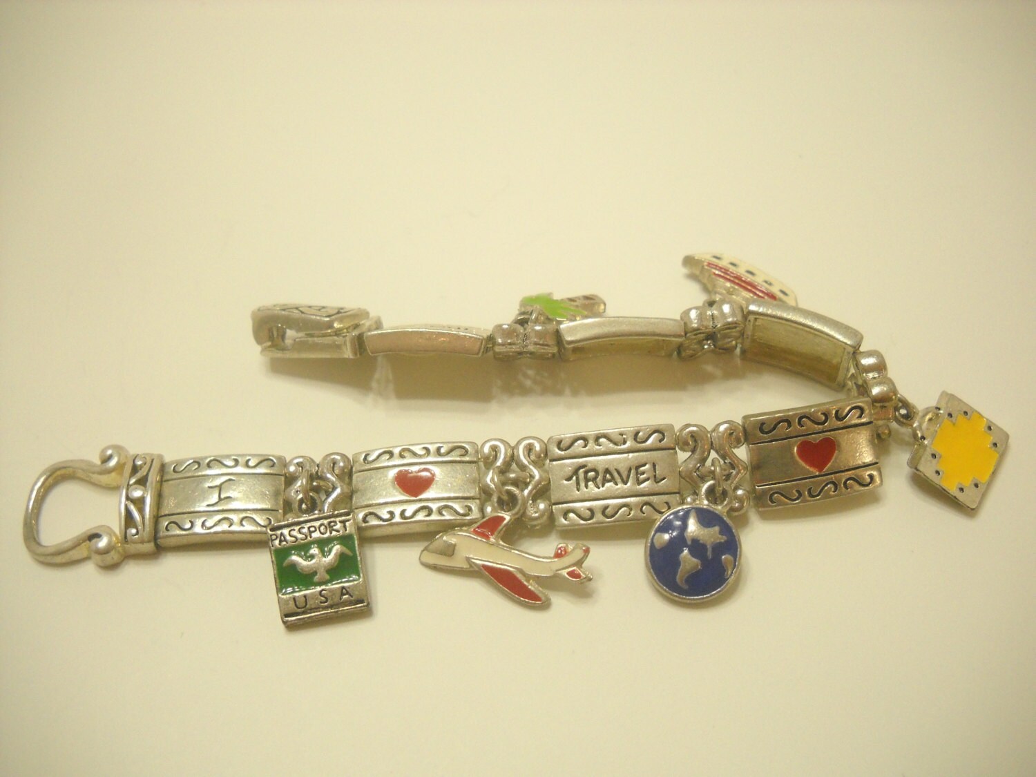 Vintage I Love Travel 682 Pulsera magnética de encanto - Etsy España