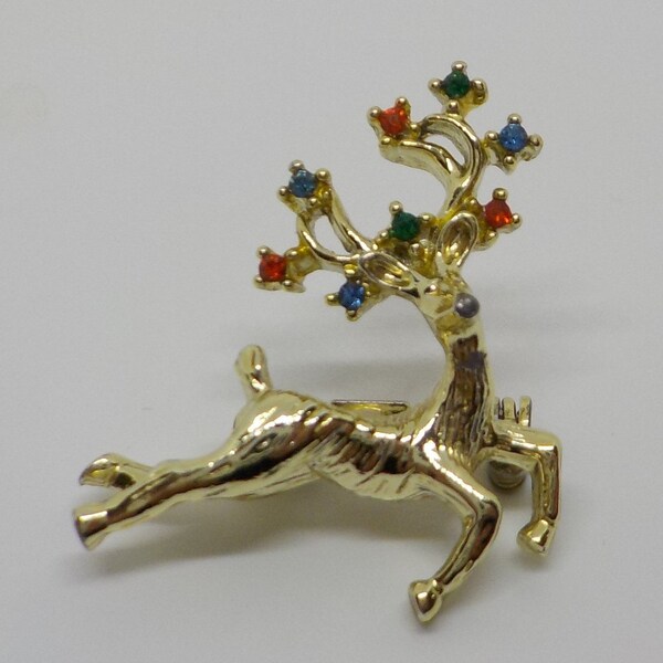 Rhinestone Antler - Etsy