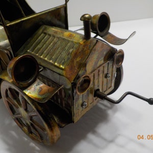 Vintage Copper Tone Tin Model T Music Boxplays Love Story - Etsy