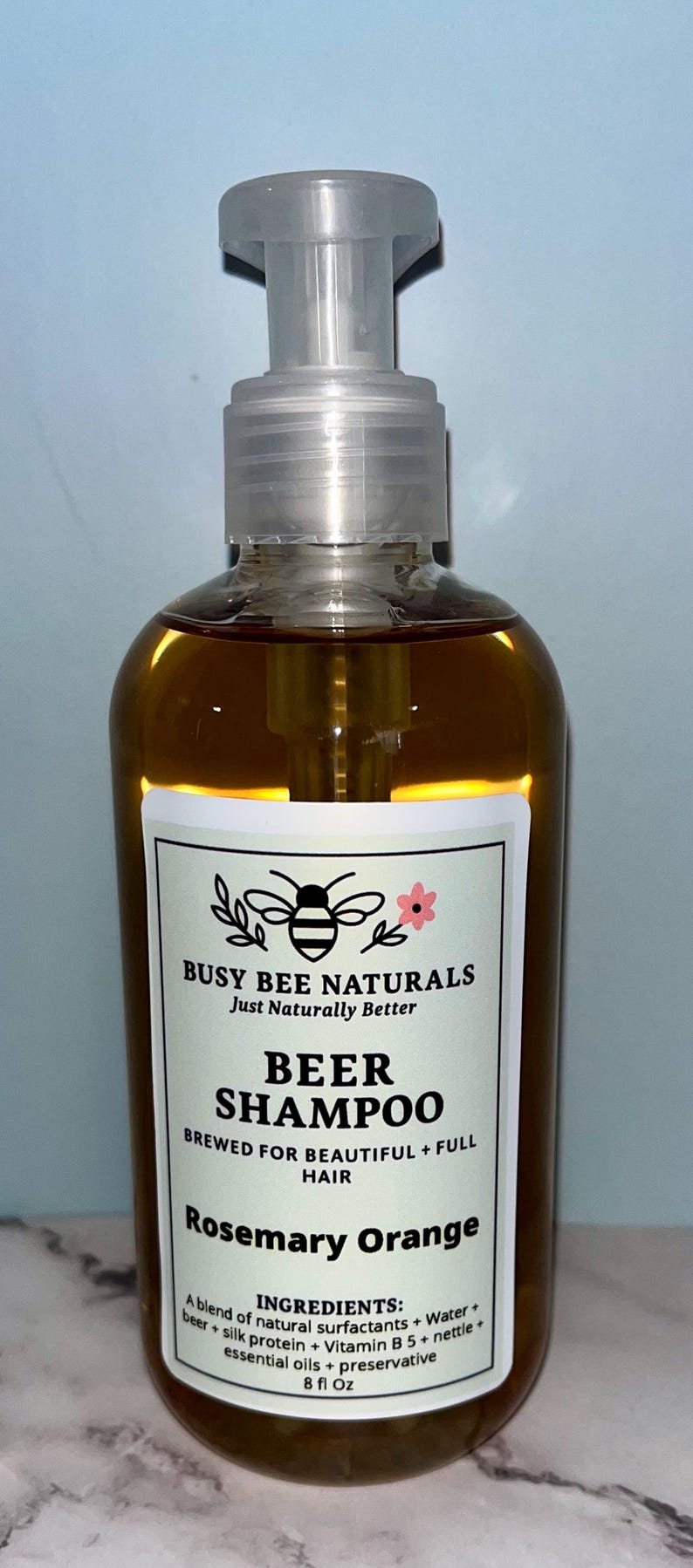 Beer Shampoo for Volume and Shine All-natural Hair Care With Real Beer ...