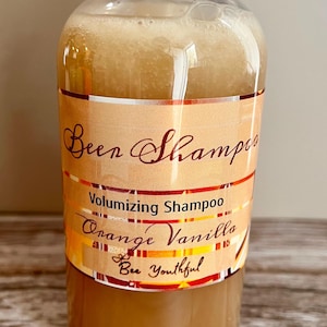 Beer Shampoo for Volume and Shine All-natural Hair Care With Real Beer ...
