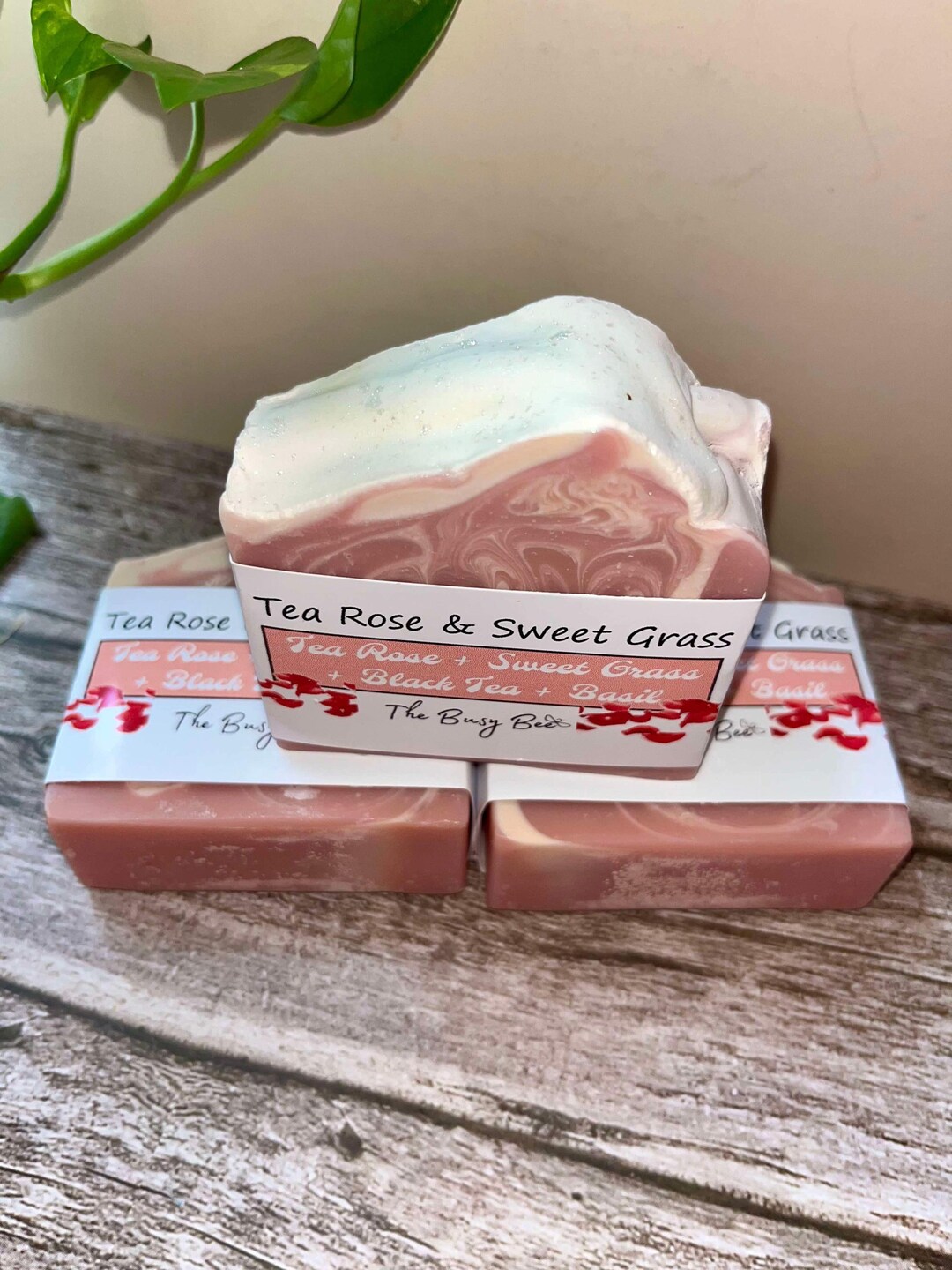 Tea Rose & Sweetgrass Goat Milk Soap All Natural Skin Care - Etsy