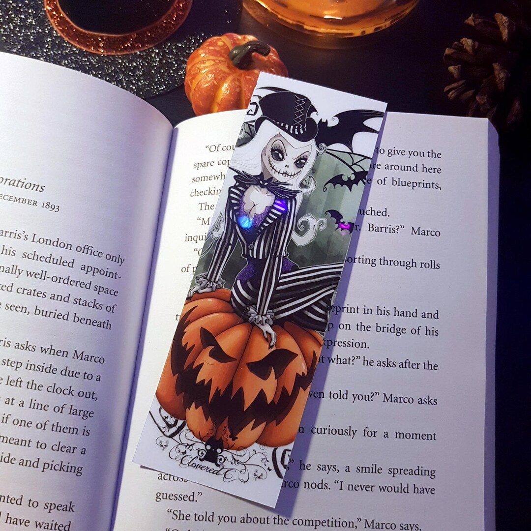 Miss Jack Glossy Bookmark // Tim Burton Tribute - Etsy
