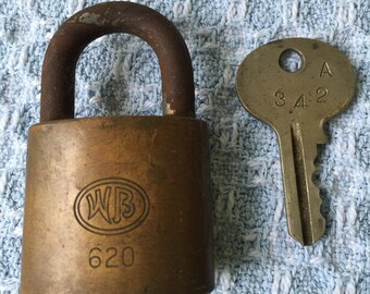 Wb Lock and Key - Etsy