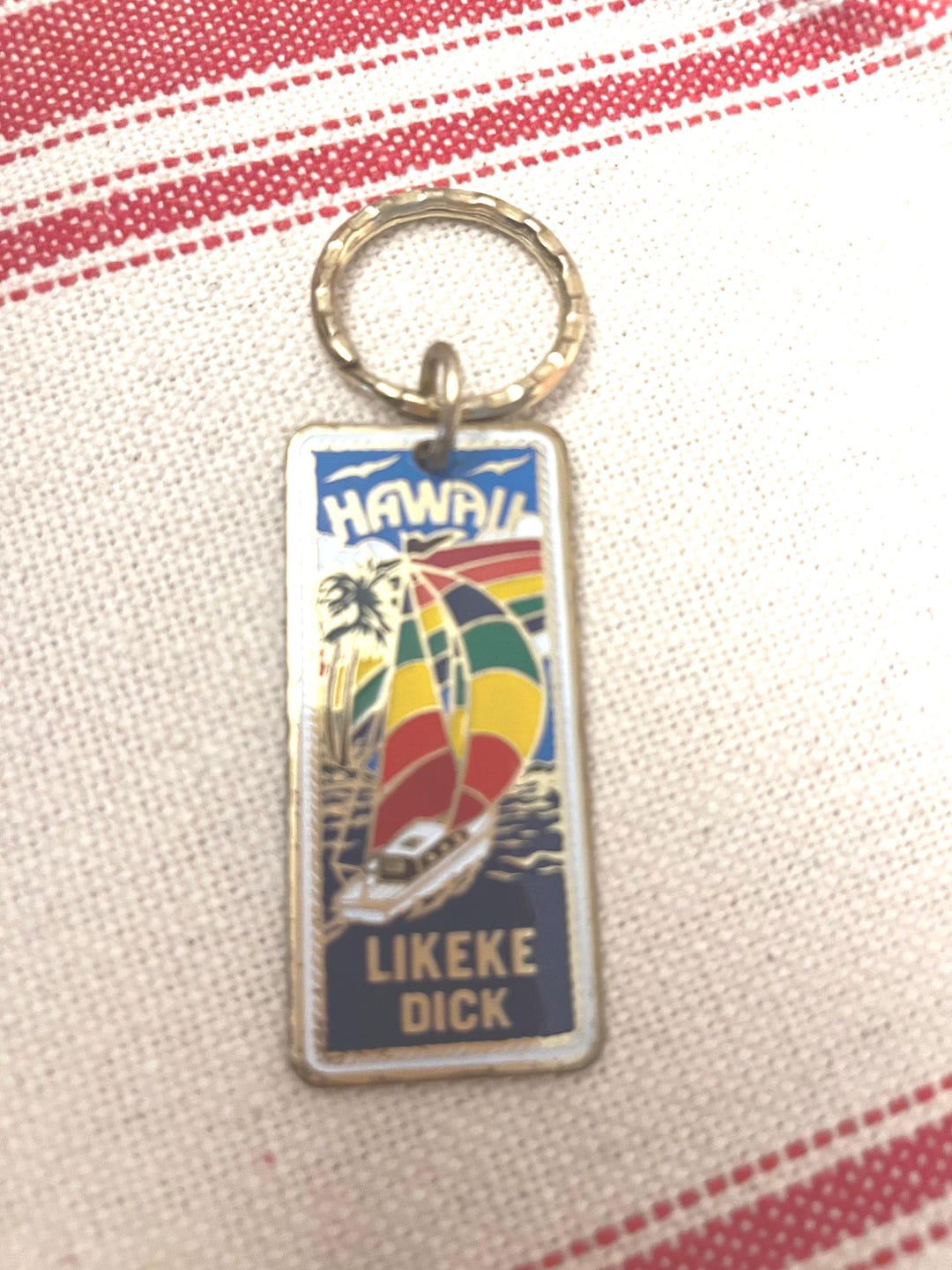 1982 Hawaii Key Chain, Metal - Etsy