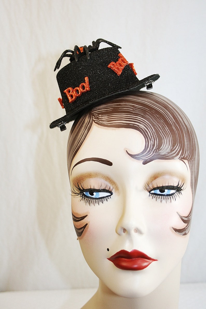 Halloween Spider Hat Halloween Mini Top Hat Fun Halloween Party Hat - Etsy