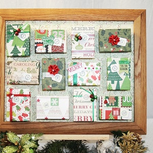 Jewelry Advent Calendar Goldtone Earring 12 Days of Christmas Jewelry ...