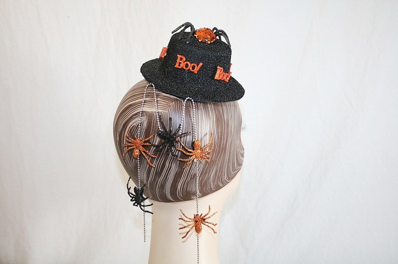 Halloween Spider Hat Halloween Mini Top Hat Fun Halloween Party Hat - Etsy