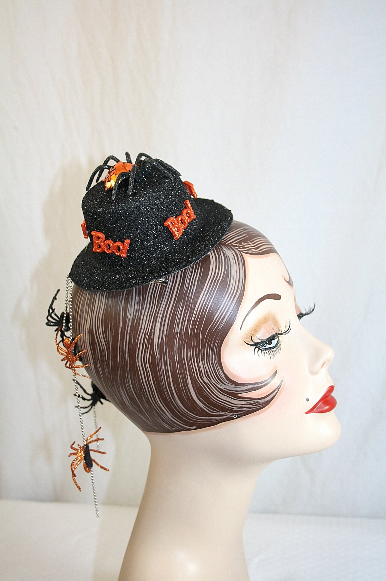 Halloween Spider Hat Halloween Mini Top Hat Fun Halloween Party Hat - Etsy