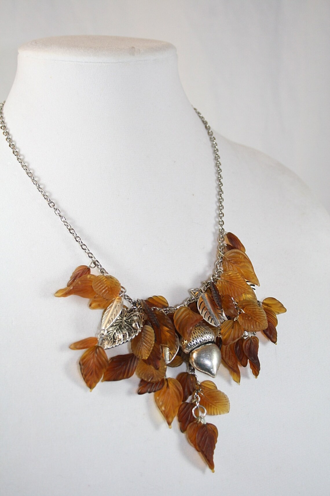 Runway Fall Statement Necklace Earring Set Diva Necklace Vintage 1980s ...