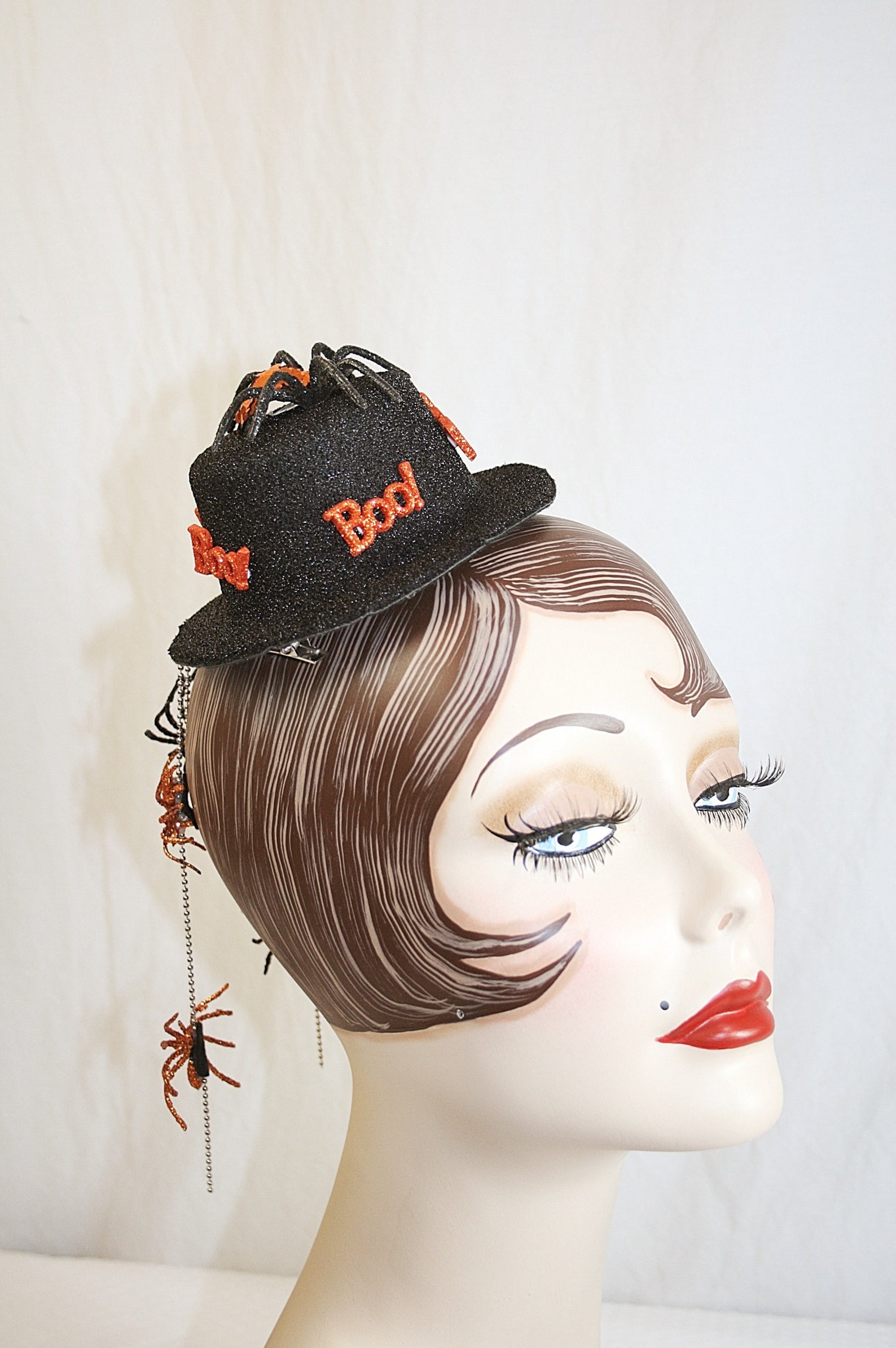 Halloween Spider Hat Halloween Mini Top Hat Fun Halloween Party Hat - Etsy