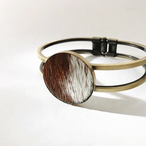 Cowhide Bracelet | Cowhide Jewelry | Ready to Ship Handmade in North ...