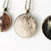 Cowhide Necklace | Cowhide Jewelry | Ready to Ship Handmade in North ...