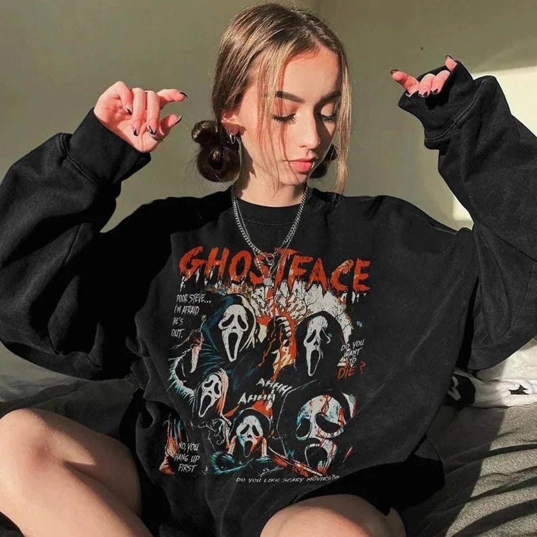 Scream Retro Movie Shirt, Vintage Horror Ghostface Aesthetic Shirt - Etsy